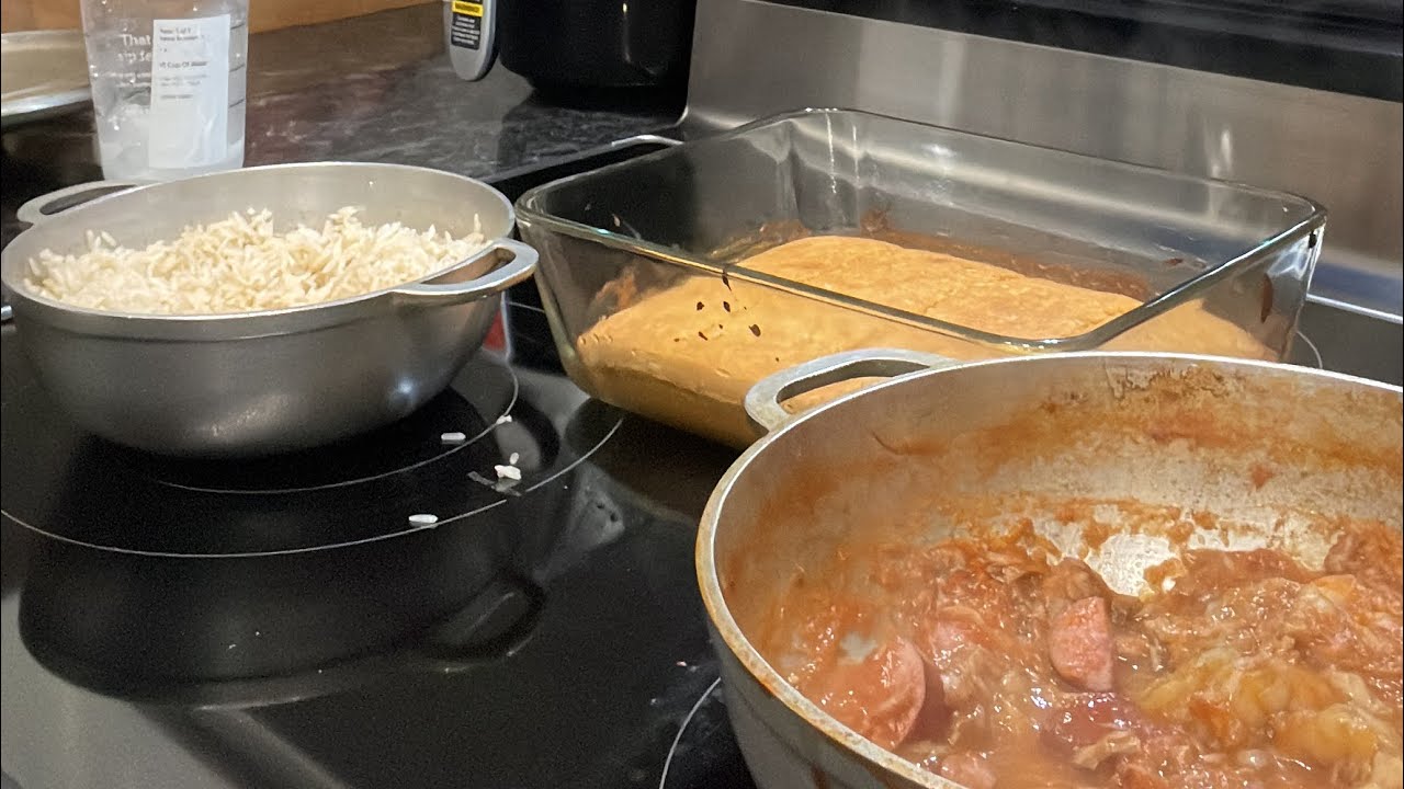 Sunday dinner cook with me - YouTube