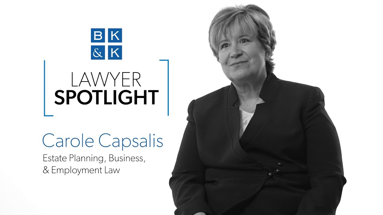 Lawyer Spotlight -- Carole Capsalis, Estate Planning, Business ...