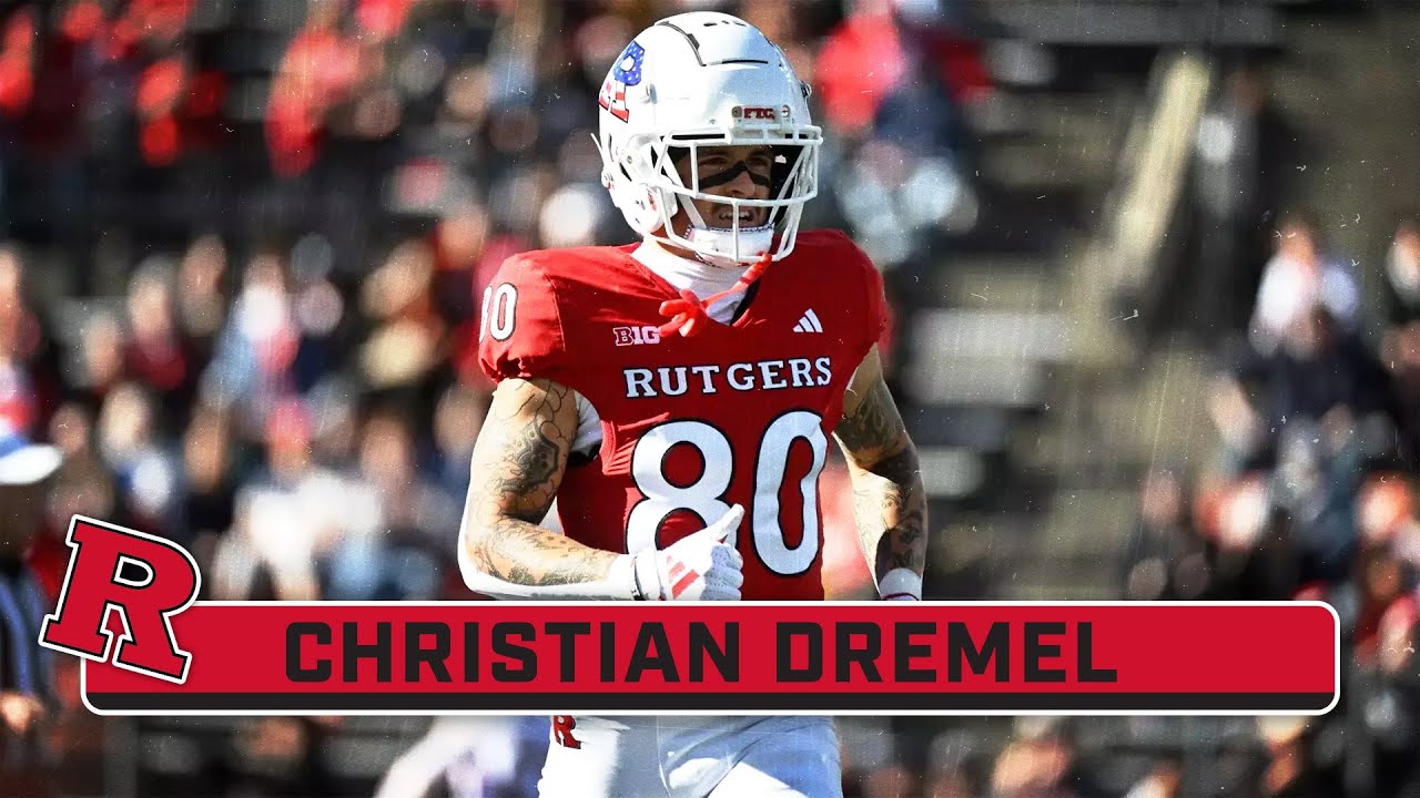 2025 SENIOR HIGHLIGHTS: WR Christian Dremel | Rutgers Football - YouTube