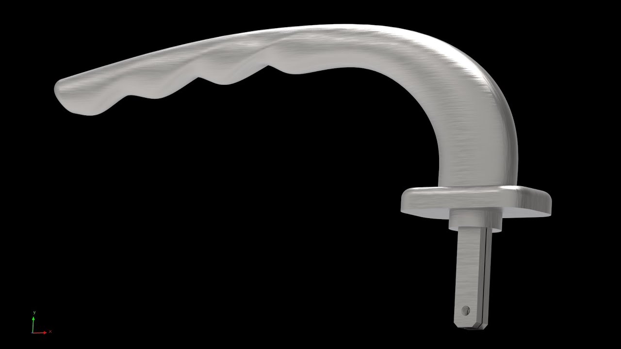 Solid Edge: Door Handle Tutorial - YouTube