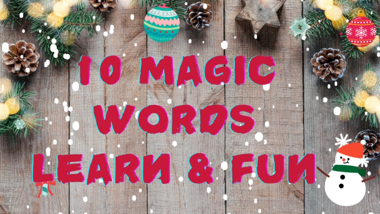 Magic words Ep 1 || Manners and Politeness - YouTube