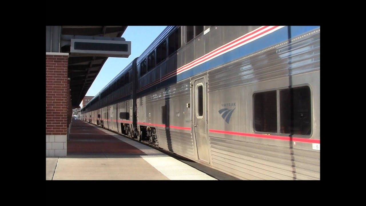 Amtrak Texas Eagle #22 Ft Worth - YouTube
