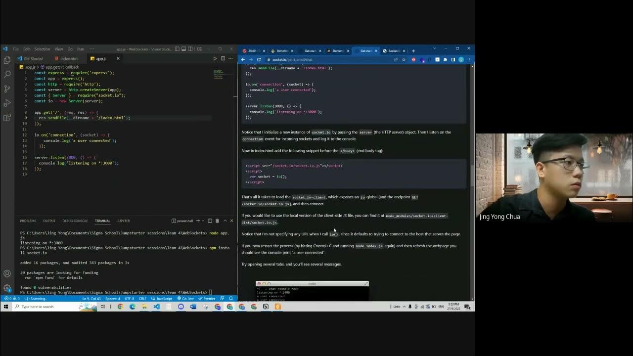 FreeFlow Hours Using Socket IO | Session 15 Jing Yong & Jeremy - YouTube