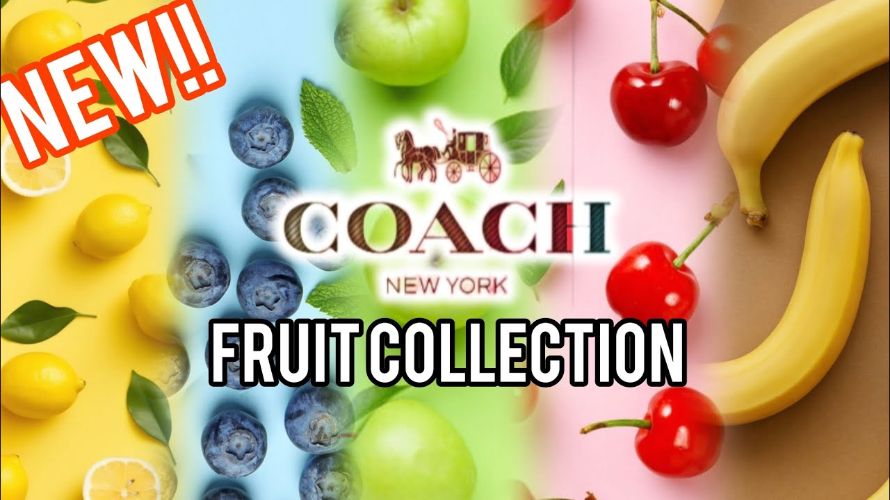 🍏🍒 2024 Coach Fruit Collection!! #New #designer #purse #summer # ...