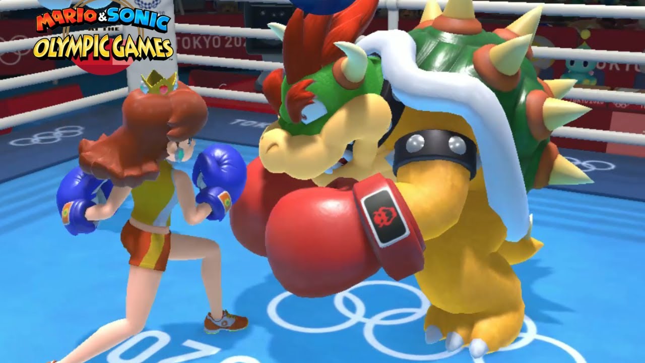 Mario & Sonic At The Olympic Games Tokyo 2020 Boxing Daisy Sonic Mario ...