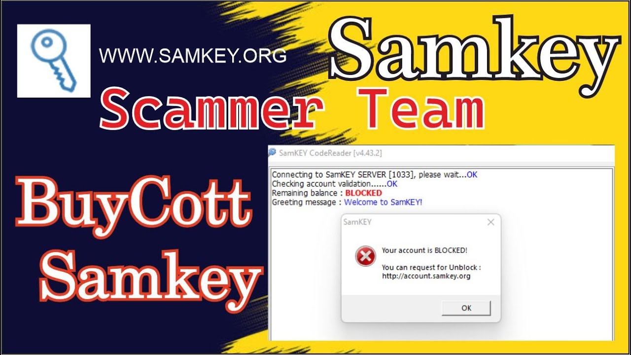 Don't Buy Samkey Credit || Scammer Samkey Team || Buycott Samkey ...