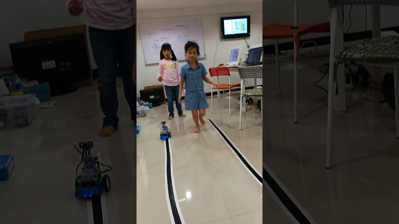 mbot #dancing cat on the line - YouTube