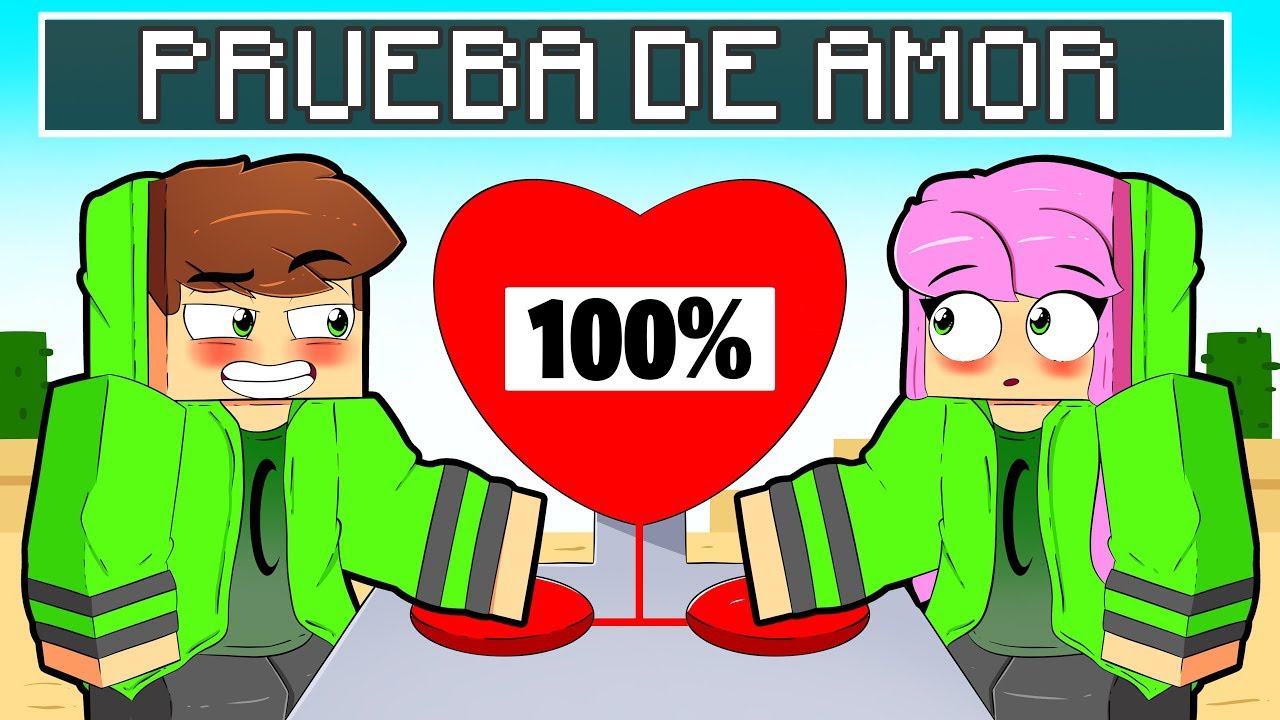 Usé el detector de amor en minecraft - YouTube