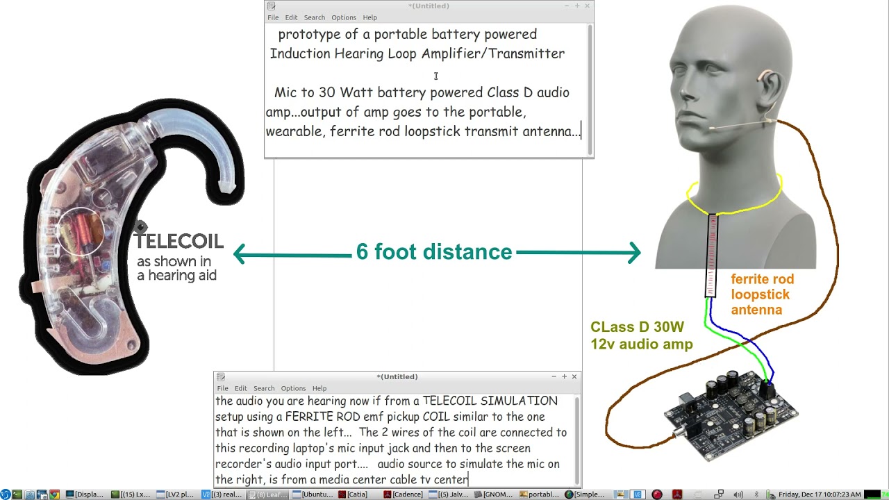 Communicate directly to TeleCoils using this portable battery powered ...