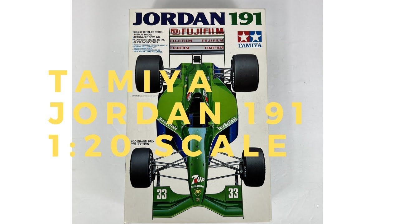 ITA Jordan 191 Andrea De Cesaris 1:20 Tamiya con decals Studio 27 e ...