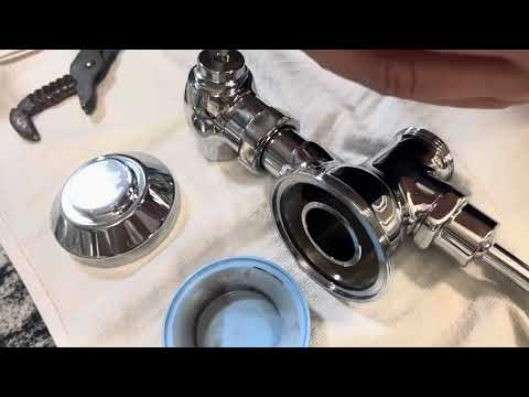 How to | Removing a diaphragm on a Zurn Aquaflush 1 gallon per flush ...