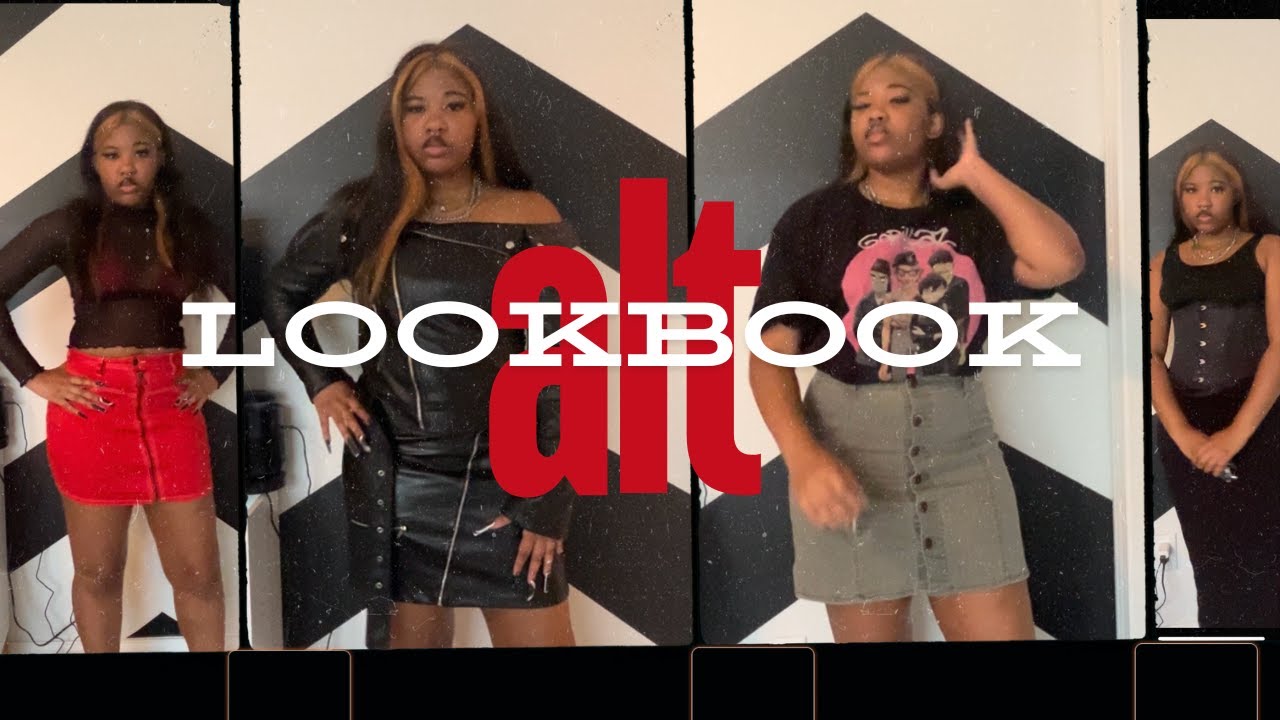 Alt baddie mini lookbook| alt black girl - YouTube