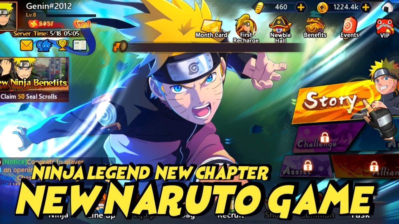 New Naruto Game Android!! Ninja Legend:New Chapter TurnBased RPG - YouTube