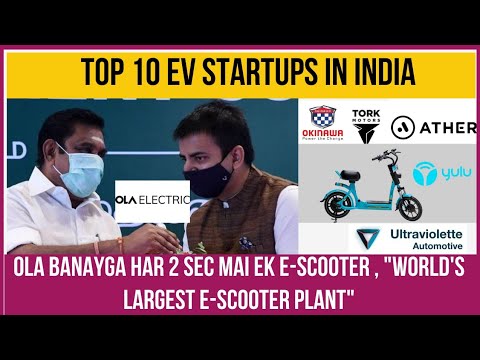 Top 10 Ev Startups in India | Top Electric vehicle companies in India ...