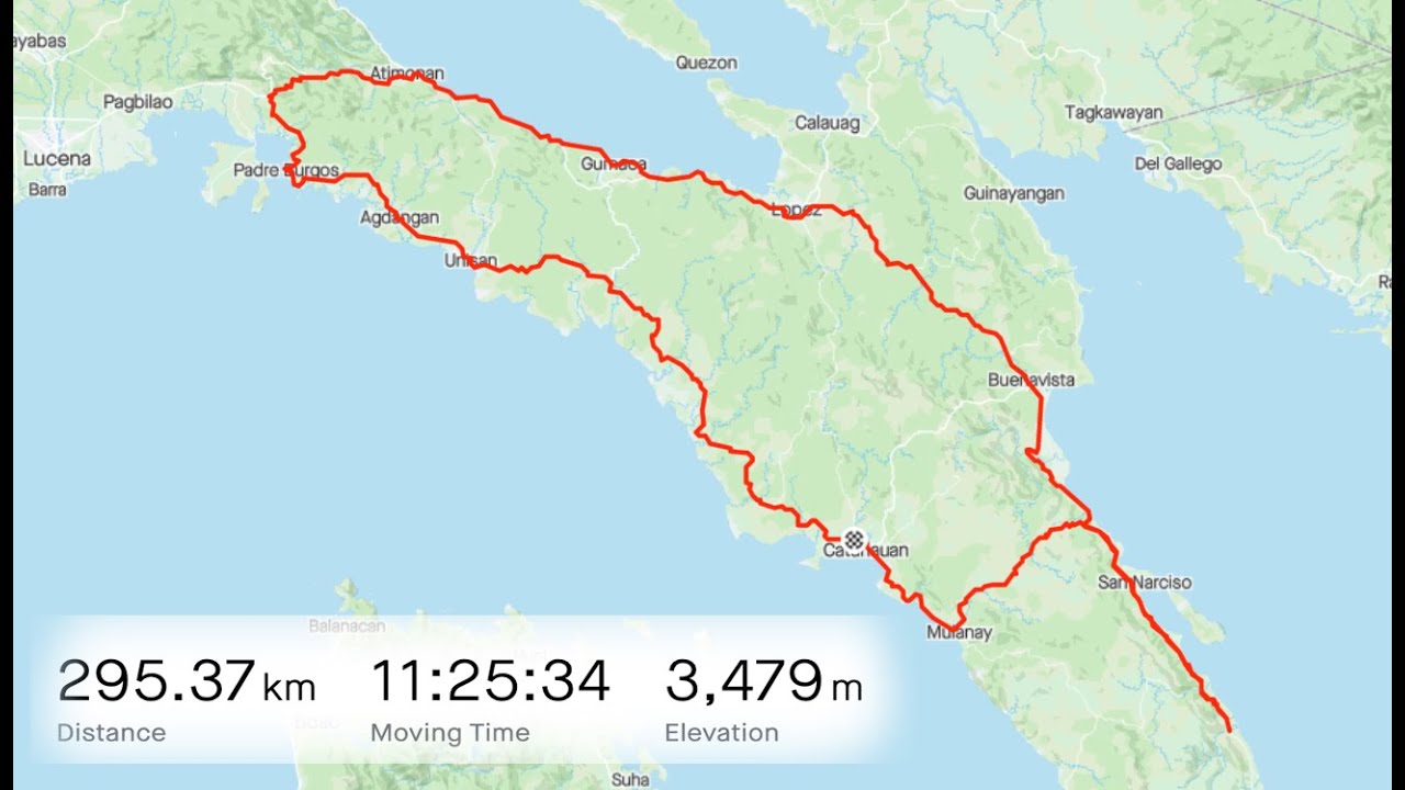 Quezon Province Bike Loop (295km 1day) - YouTube