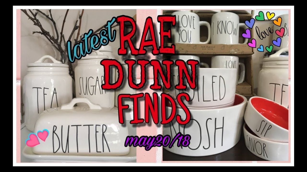 Latest RAE DUNN finds may2018 - YouTube