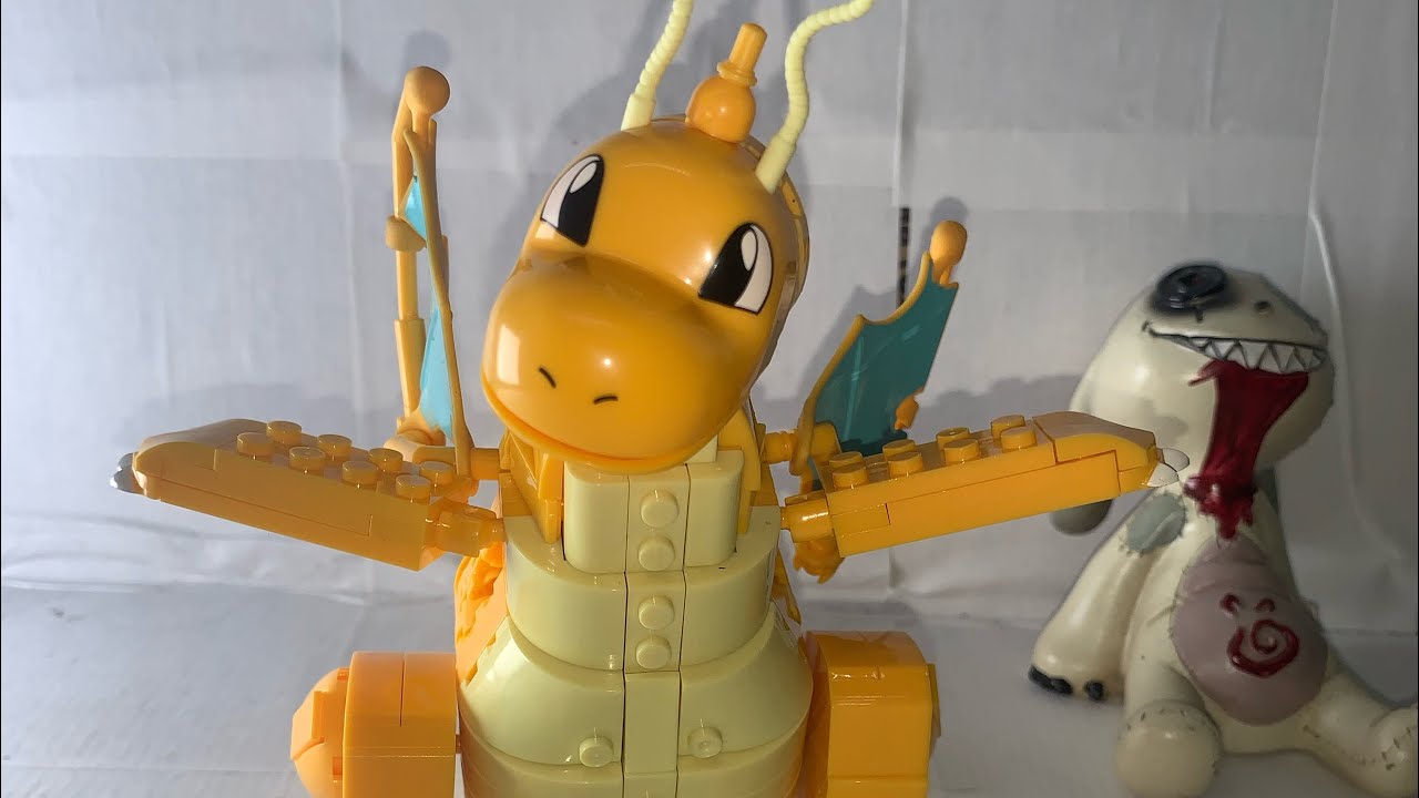 Lego mega Pokémon DRAGONITE building and review - YouTube