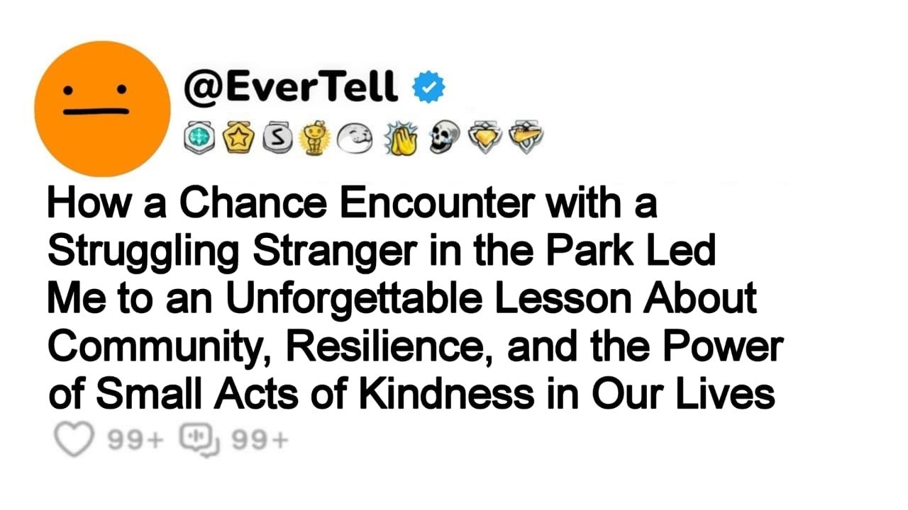 A Random Park Meeting Taught Me a Life-Changing Lesson About Helping ...