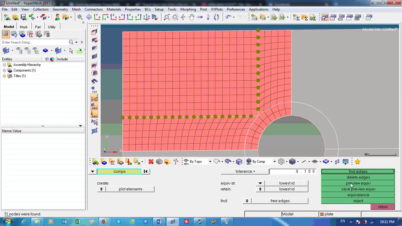 Shell meshing hin Hypermesh by Brian Do - YouTube