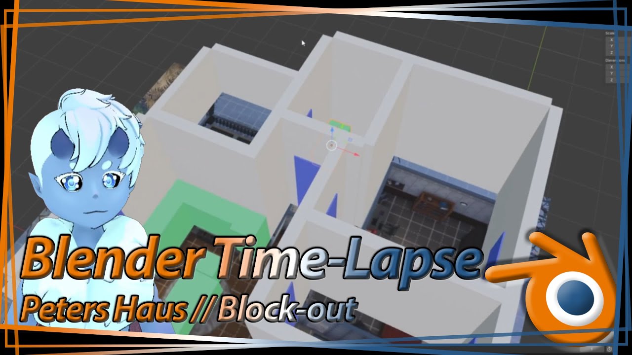 Blender Time-Lapse // Block-out Peters Haus (Your Boyfriend Game) - YouTube