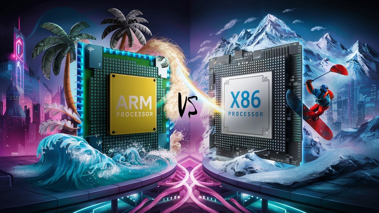 ARM vs x86 Their Differences & Future Given X Elite Emergence - YouTube