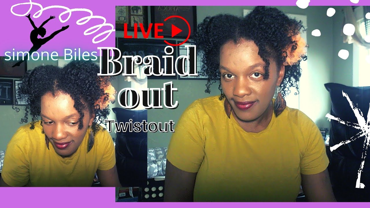 Doing Braid out on Natural Hair & Talking Olympics, Mental Health ...