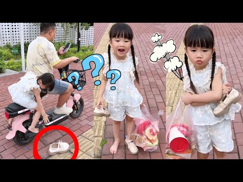 Xinxin: Dad, Didn’T You Notice That Your Daughter Is Missing?#funny#cute#comedy