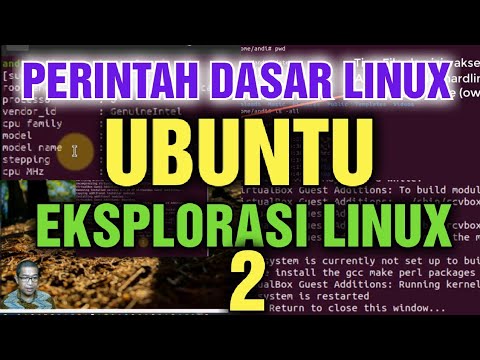 PERINTAH DASAR LINUX UBUNTU PART 2 || EKSPLORASI LINUX UBUNTU - YouTube