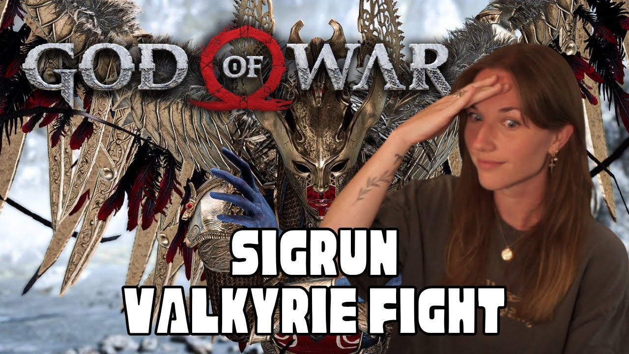 God of War 2018 Sigrun Boss Fight | Action RPG Playthrough | Give Me A ...