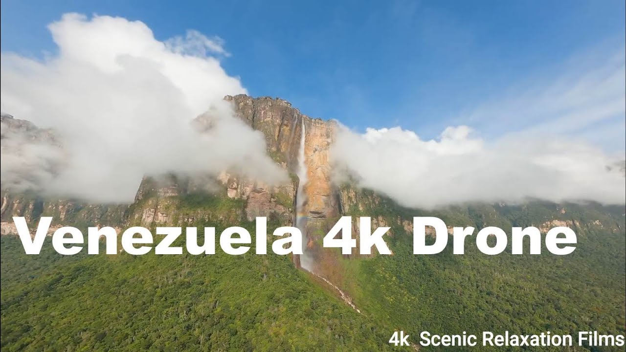 Venezuela 4k drone - 4k Scenic Relaxation Film With Calming piano Music ...