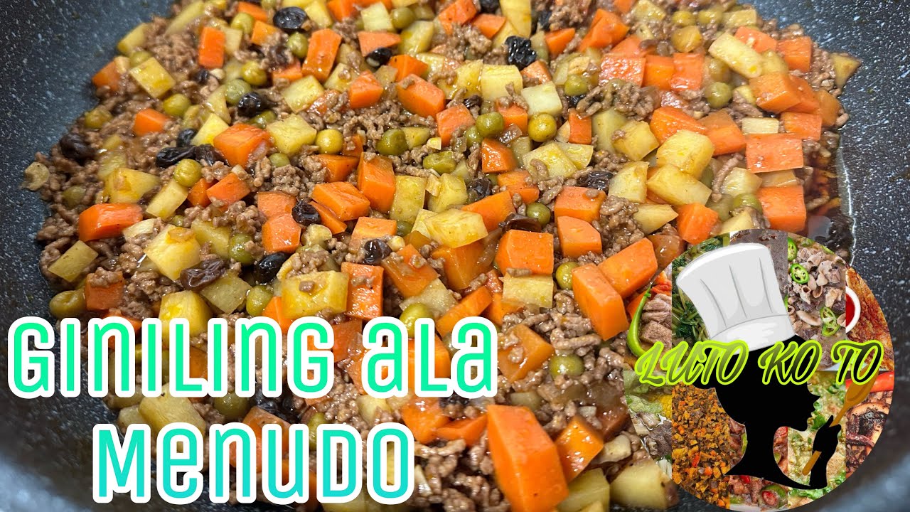 Giniling ala Menudo - YouTube