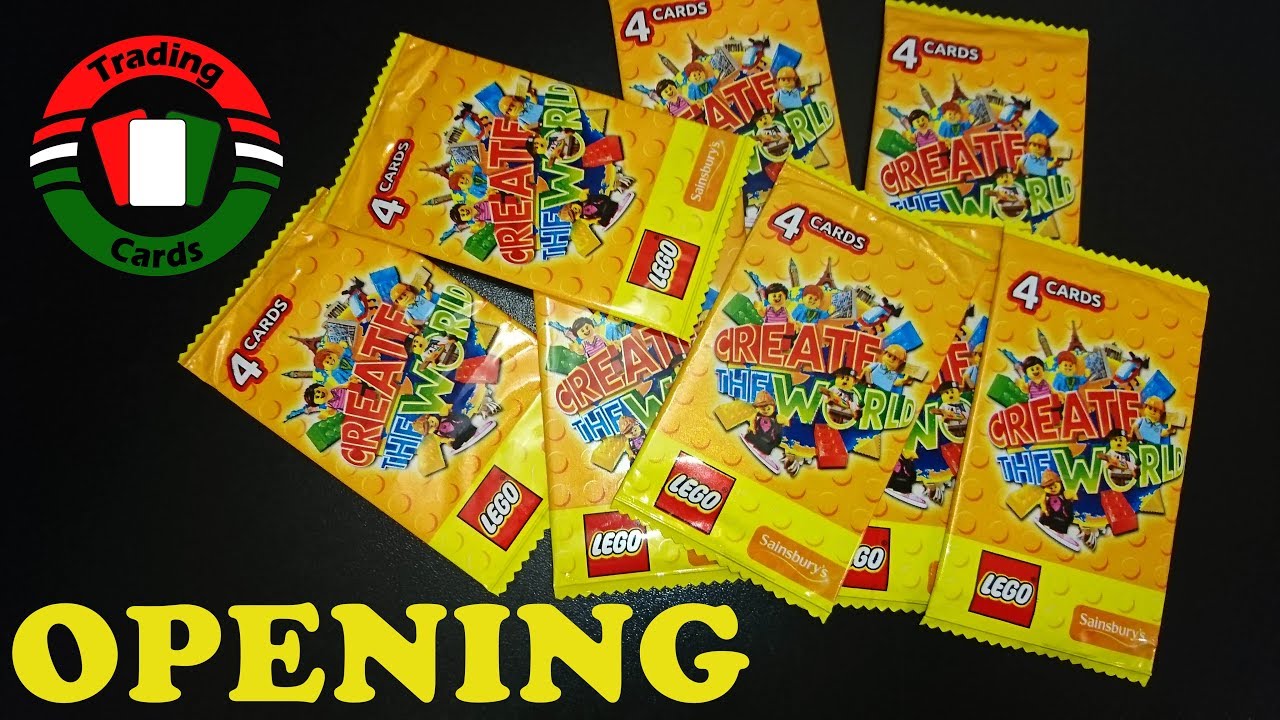 Sainsbury's Lego Cards Create The World Kártya | Opening - YouTube