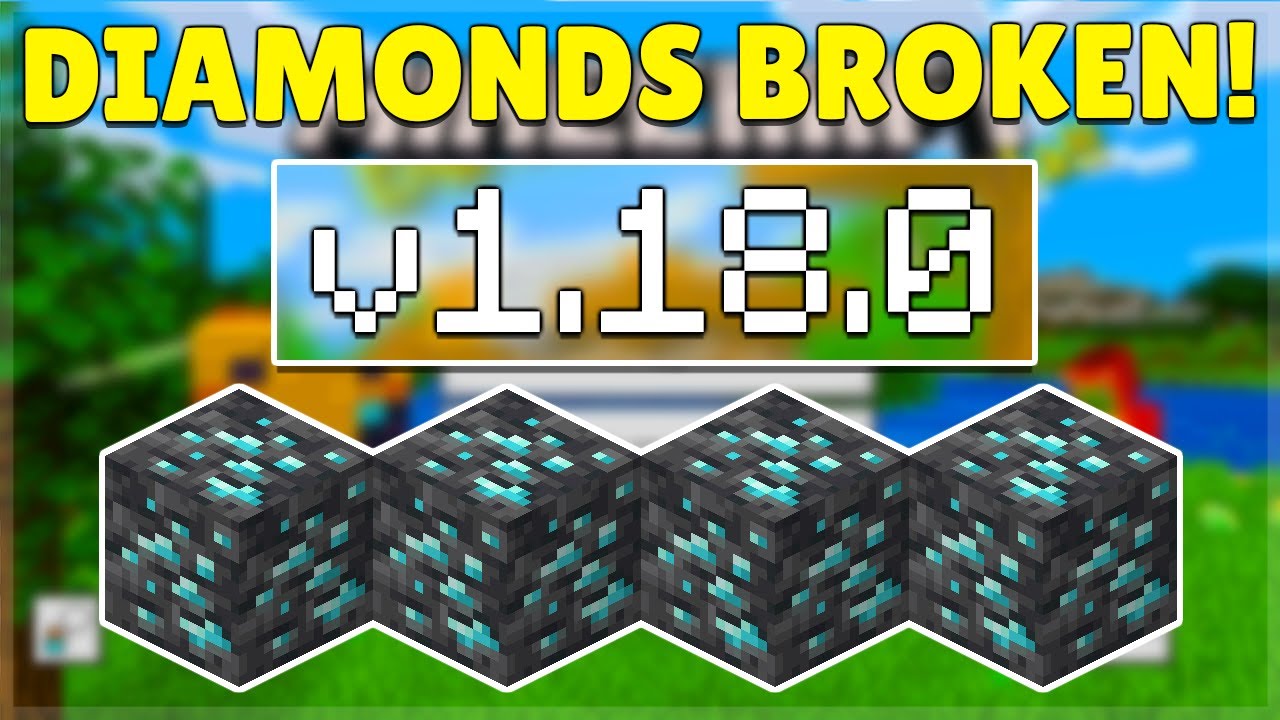 MCPE 1.18.0 DIAMONDS ARE BROKEN AGAIN! Minecraft Pocket Edition Diamond ...
