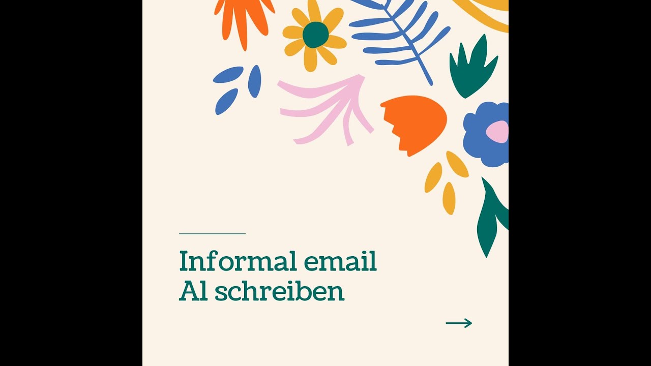 Informal email writing. A1 schreiben - YouTube