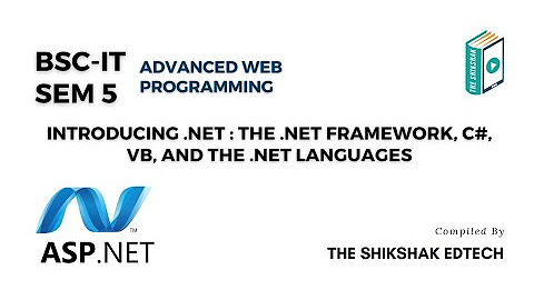 TY BSC IT SEM 5 Advanced Web Programming (EF:2018_19) - YouTube