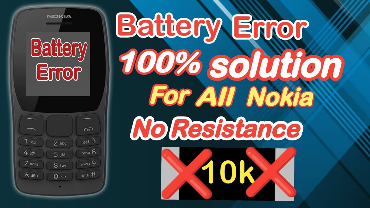 nokia phone battery error solution|Nokia 110 2022|Nokia 105 2022 | all ...