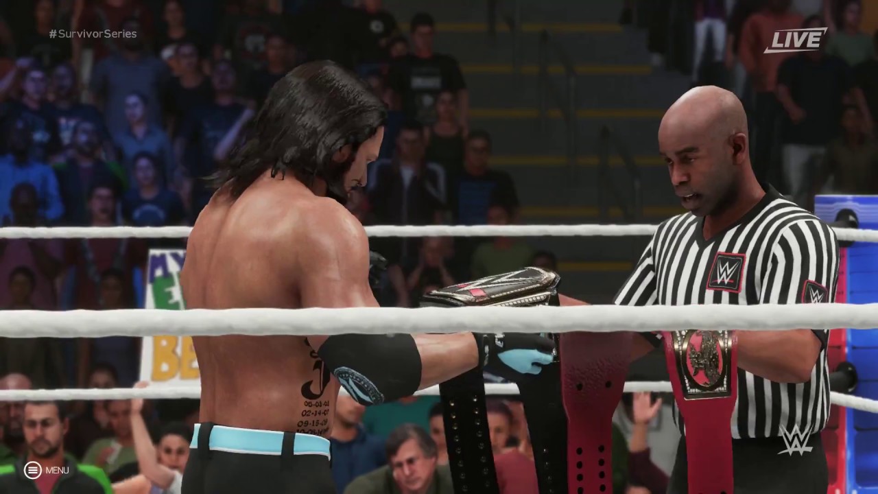 WWE 2K19 PC Gameplay - AJ Styles vs Brock Lesnar WWE Survivor Series ...