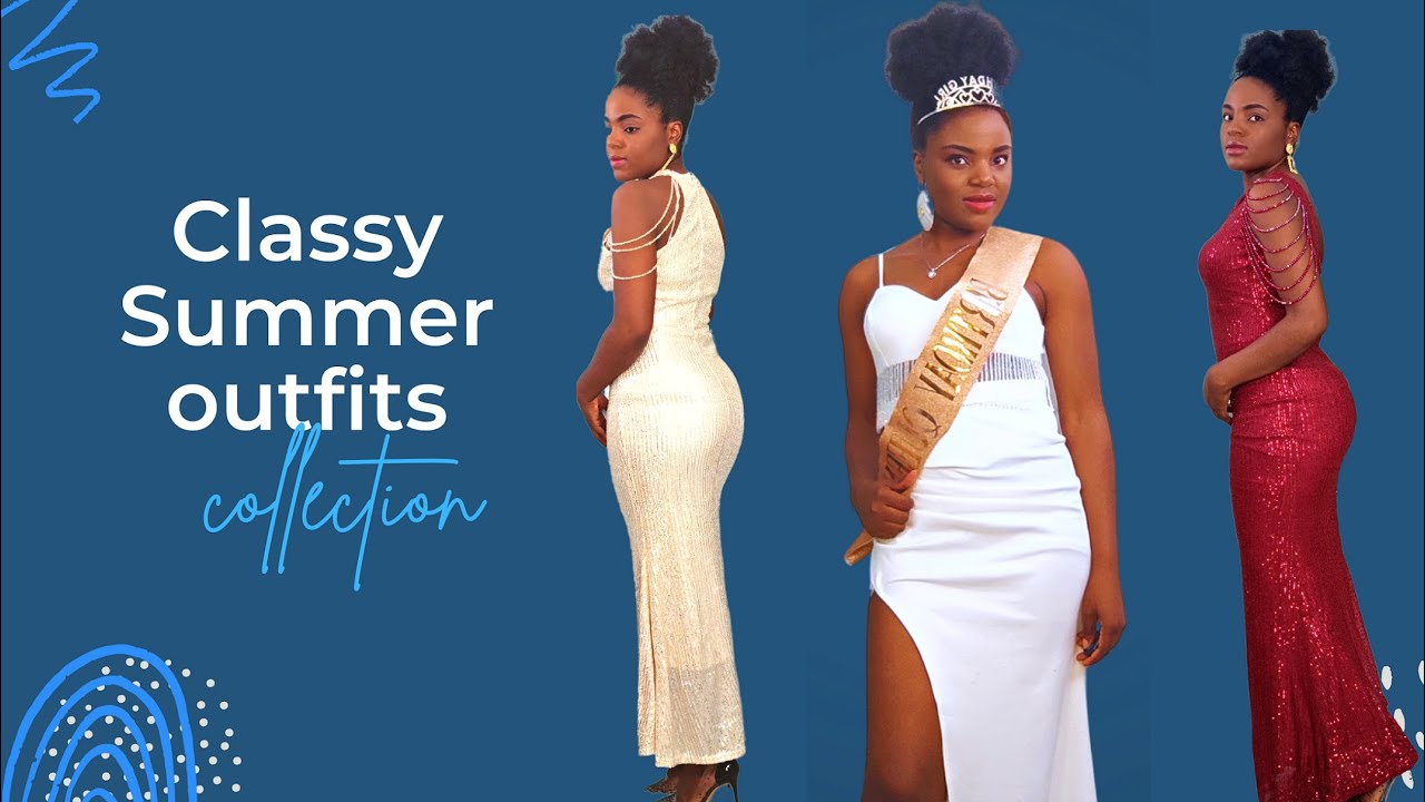 summer outfit ideas/Classy Summer Fashion - YouTube