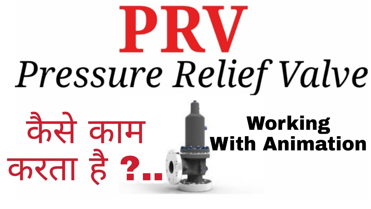 Pressure Relief Valve Working Animation | Pressure Relief Valve | PRV ...