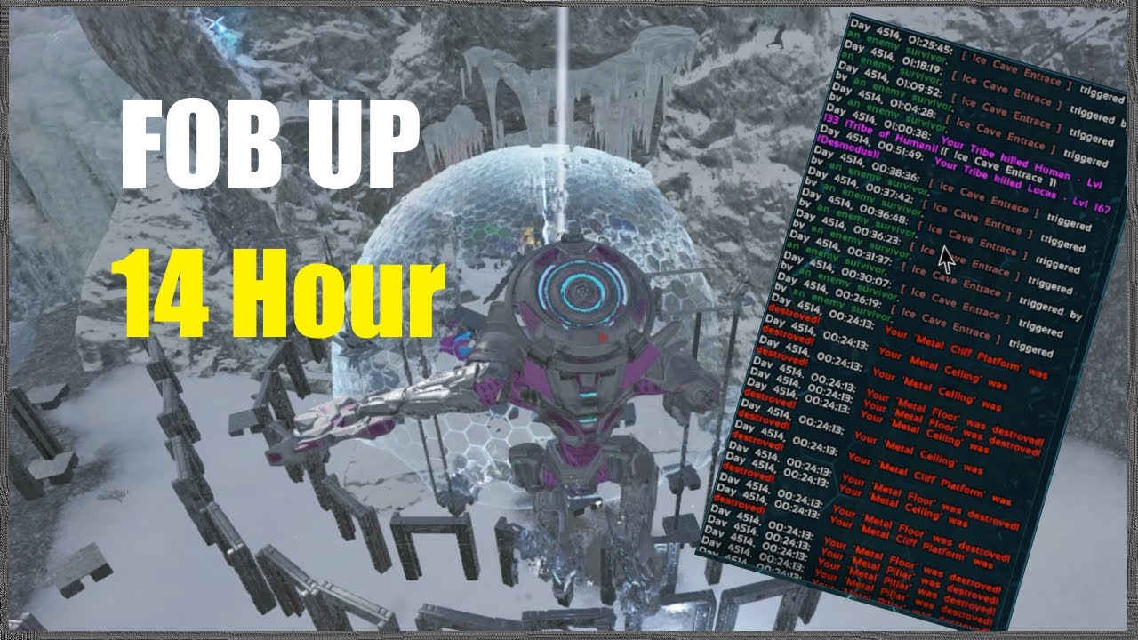 ARK Small Tribe || 14 Hour During Fob up in Ice Cave. S3E15 - YouTube