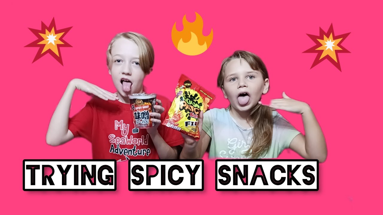 Taste Testing Spicy Snacks Challenge for Kids/ Video for kids - YouTube