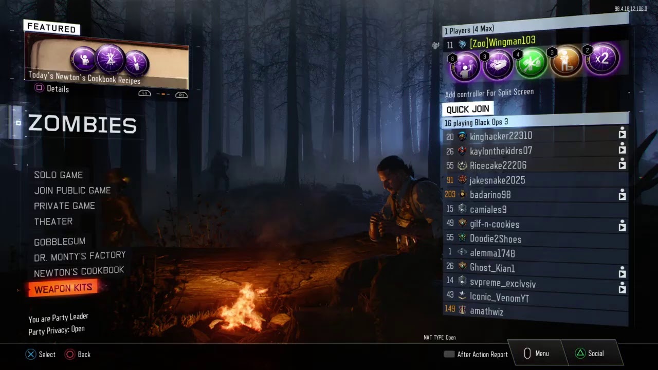 Bo3 going for high rounds in zombies - YouTube