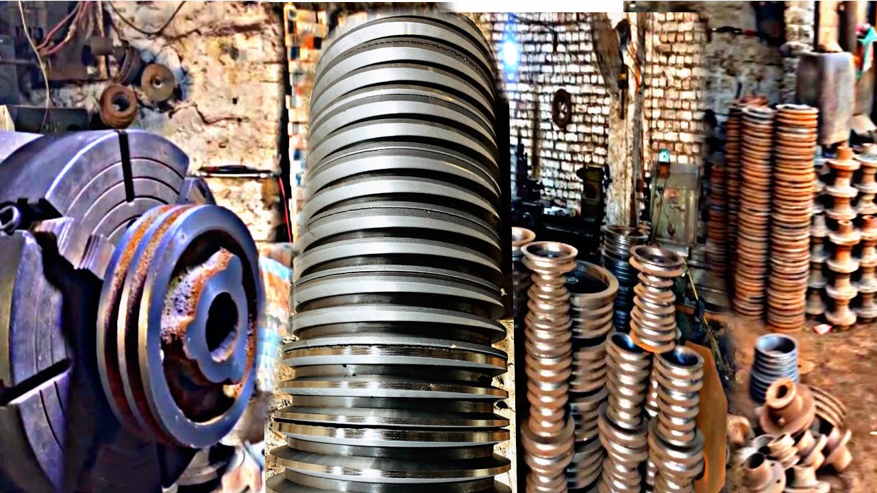 Interesting manufacturing process Mass production process by lathe ...