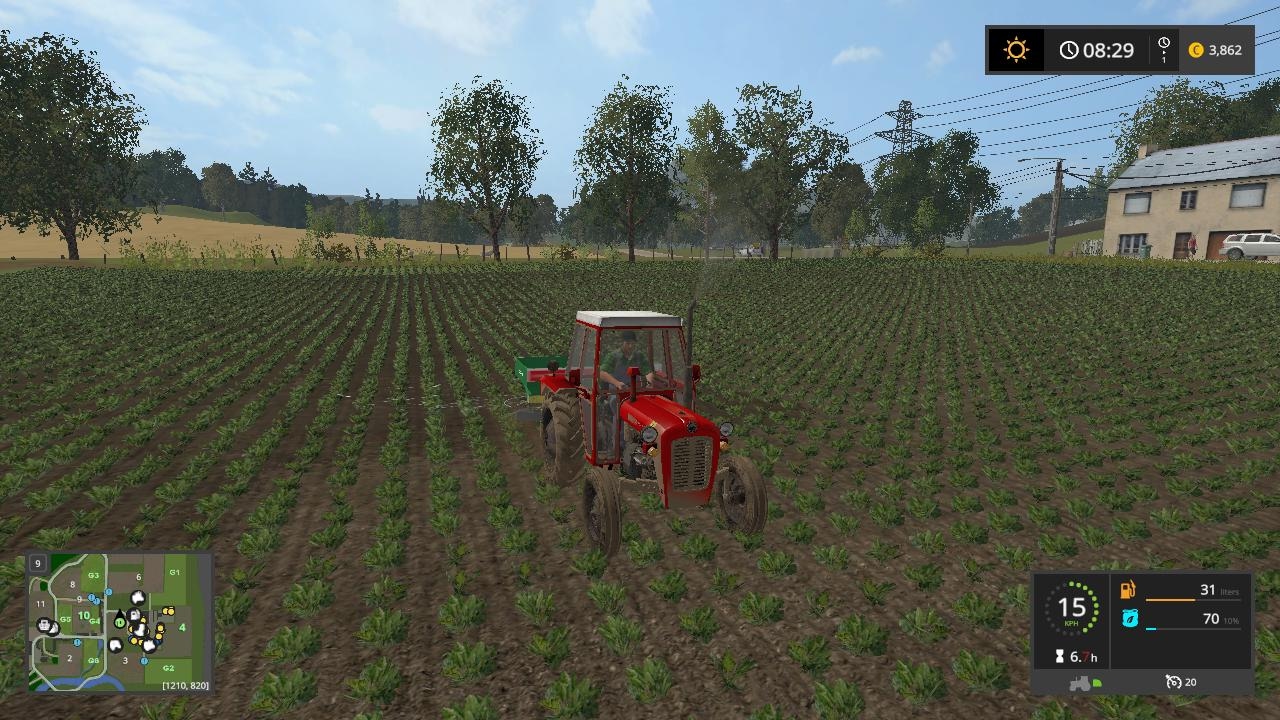 Fertilizing | Small equipment | Farming Simulator 2017 | Episode 8 ...