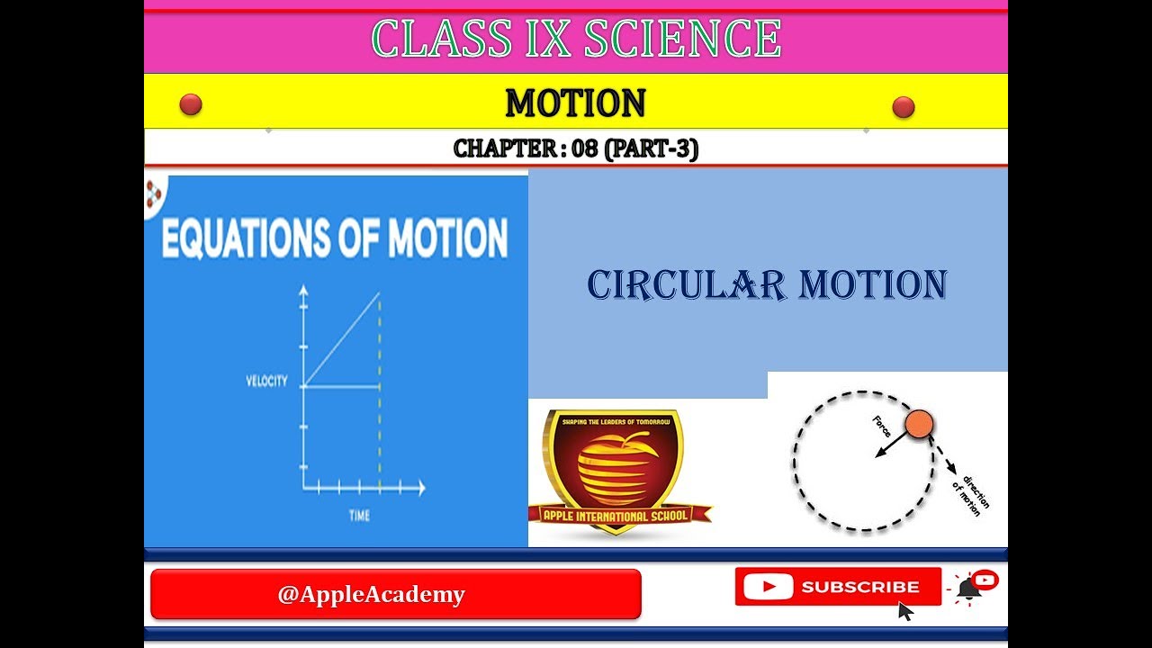CLASS_9 SCI CHP 8 MOTION PART 3 - YouTube