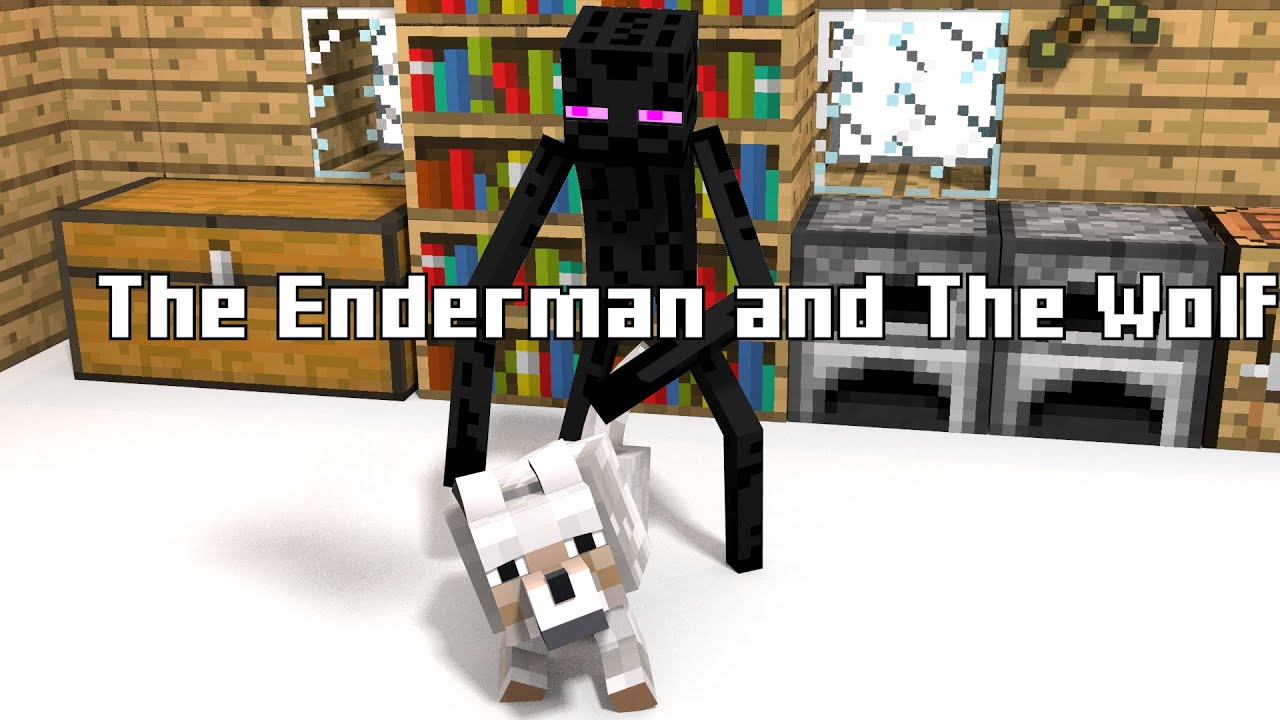 The Enderman and The Wolf - A Minecraft Animation - YouTube