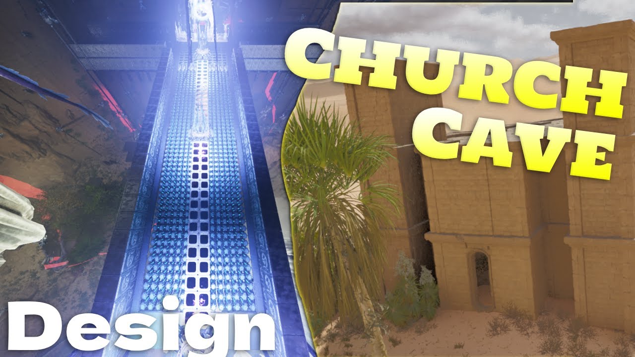 How to build Church Cave | Church cave base design | Ark ASA PVP - YouTube