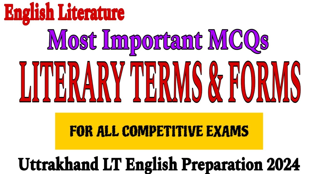 literary forms and terms | literary forms and movements | literary ...