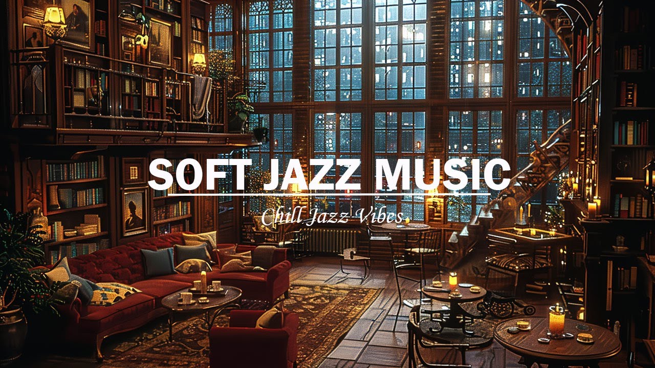 Comfortable & Soft Jazz Instrumental Music ☕ Cozy Coffee Shop Ambience ...