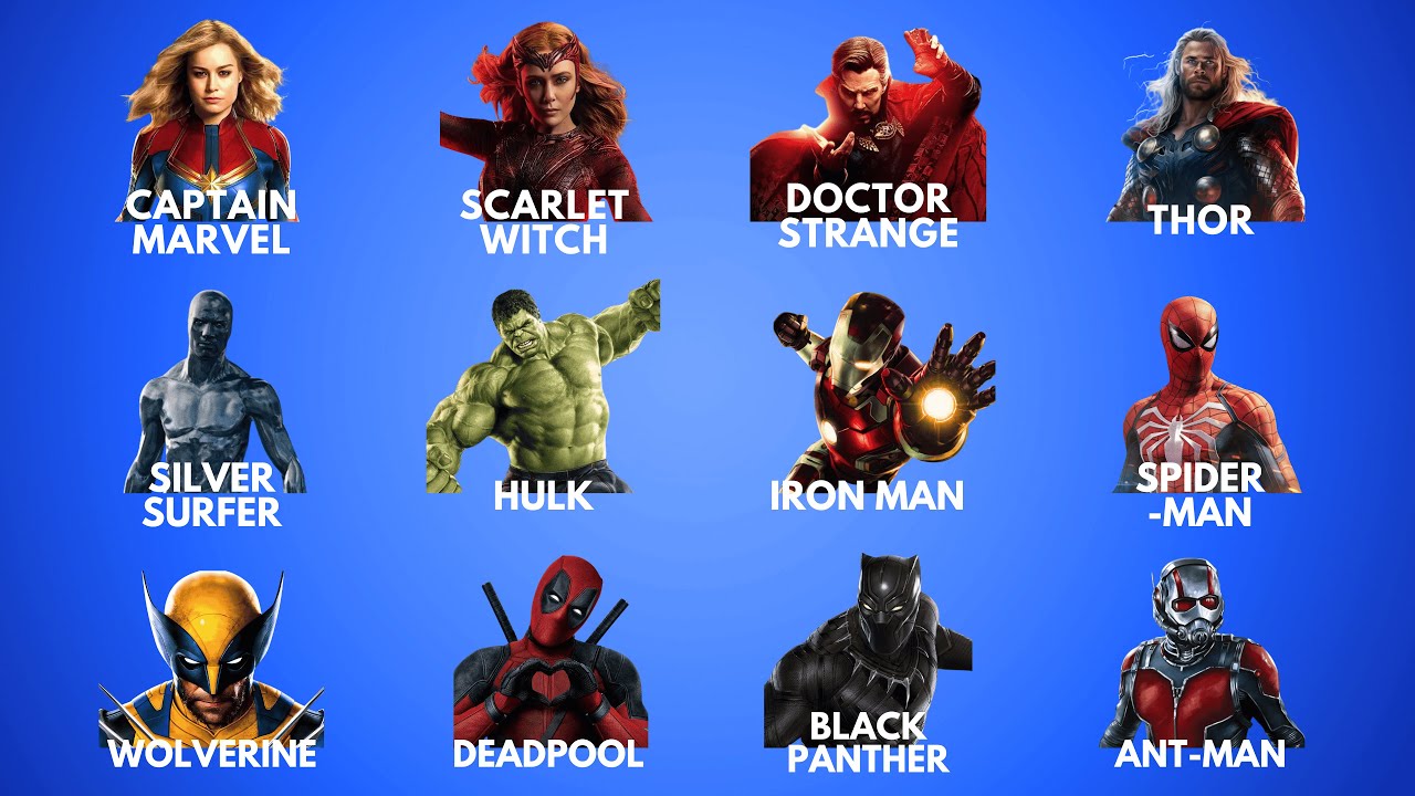Marvel Heroes Names And Powers
